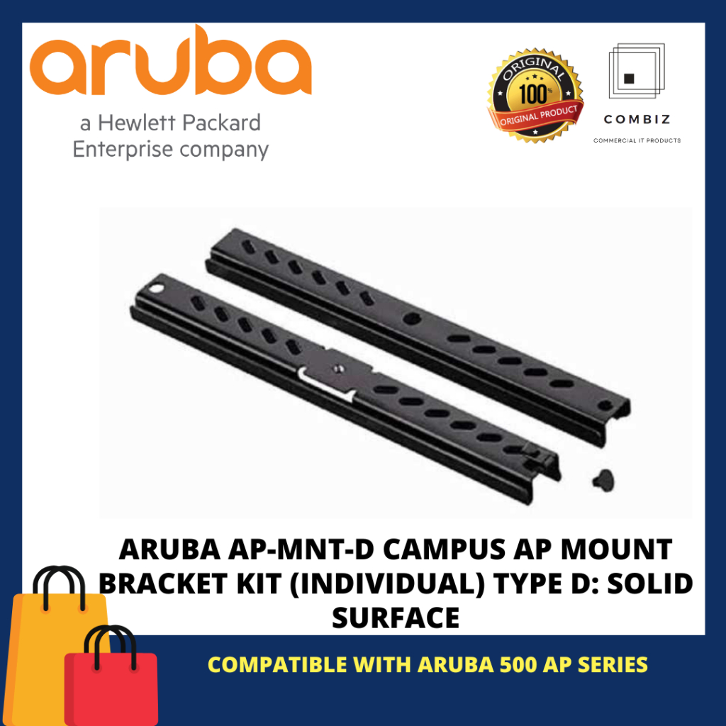ARUBA AP-MNT-D Campus AP mount bracket kit (individual) type D: solid surface FOR ARUBA AP-505 ...