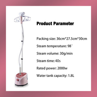 HODEKT Garment Steamer With Flat Pole & Iron Board Seterika Baju Steam ...