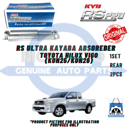 TOYOTA HILUX VIGO KUN25 / KUN26 (FRONT) (REAR) KAYABA (KYB) RS-ULTRA ...