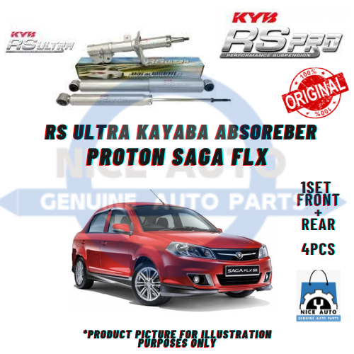 PROTON SAGA FLX KAYABA (KYB) RS-ULTRA HEAVY DUTY & HIGH-PERFORMANCE ...