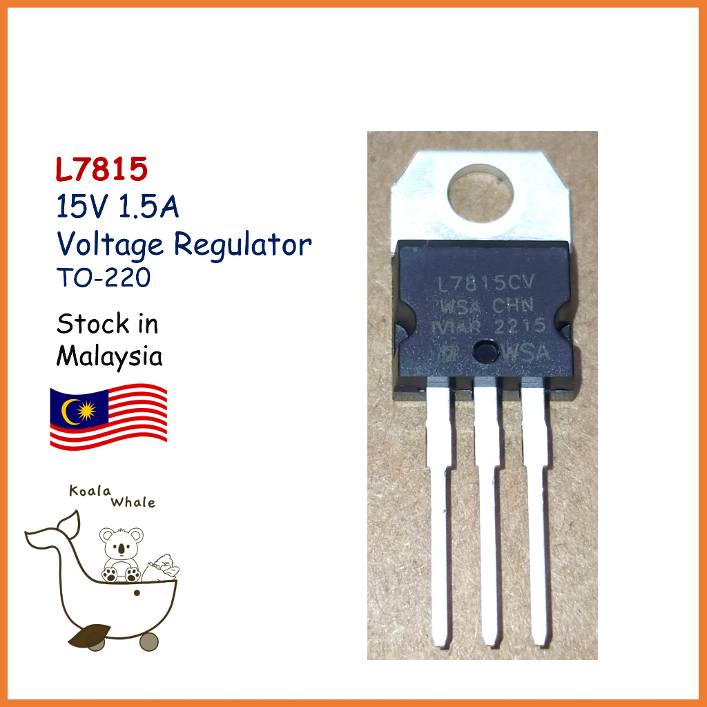 L7815CV L7815 7815 15V 1.5A Voltage Regulator | Shopee Malaysia