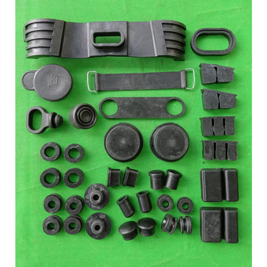 YAMAHA RXZ BODY COVER RUBBER GETAH COMPLETE SET | Shopee Malaysia