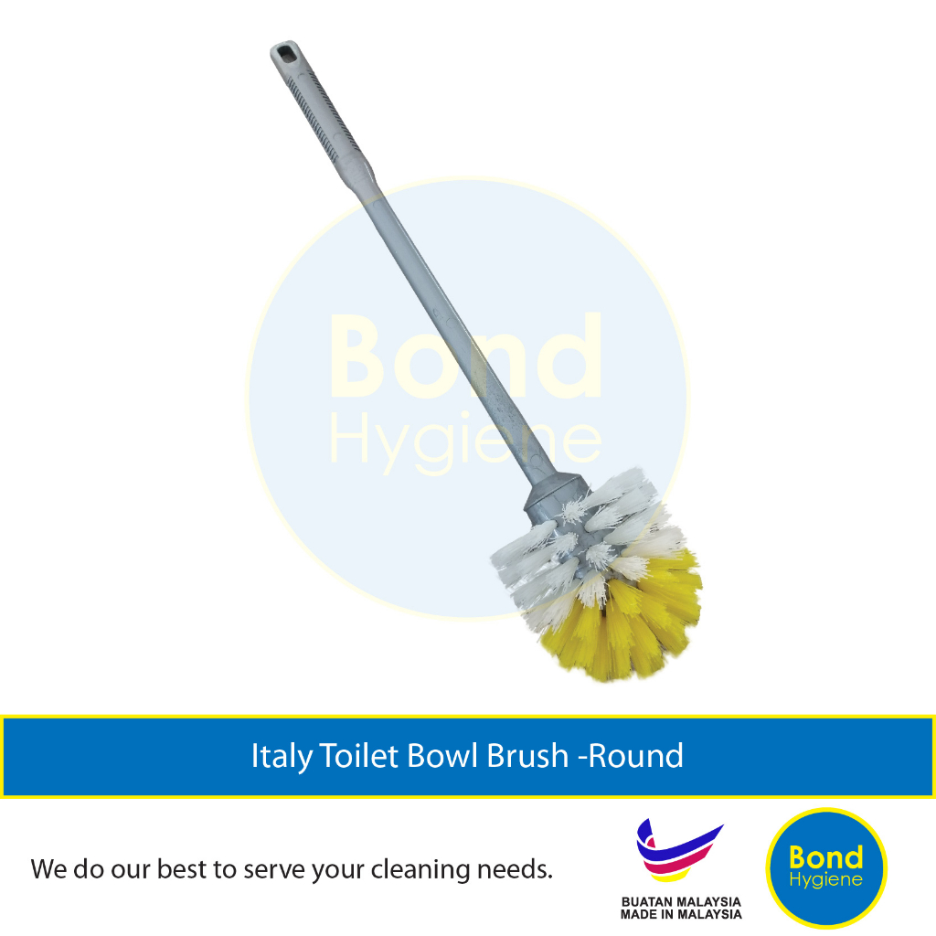 Berus Mangkuk Tandas -Bulat / Italy Toilet Bowl Brush -Round | Shopee ...
