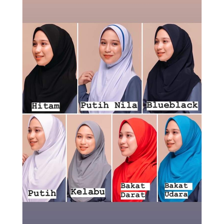 AURA RUBY TUDUNG SARUNG TUDUNG UNIFORM #SoftAwning #Bertulang #BakatUdara #BakatDarat | Shopee ...