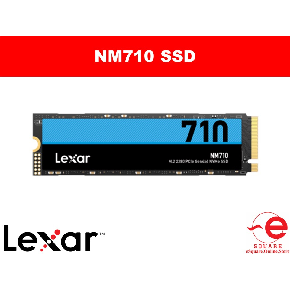 Lexar NM710 M.2 2280 PCIe Gen4x4 NVMe SSD (512GB/1TB/2TB) | Shopee Malaysia