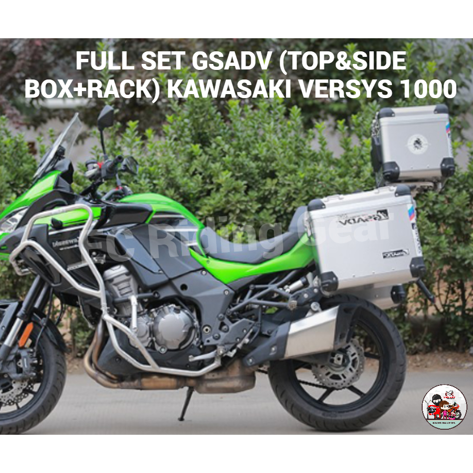 GSADV (TOP&SIDE BOX+RACK) KAWASAKI VERSYS 1000 (2019'-2023') | Shopee ...