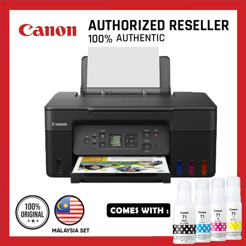 Canon Ink Tank G3770 AIO Wireless Printer - Black/Red/White | Shopee ...