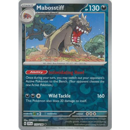 Mabosstiff / 137/198 / Reverse Holo & Uncommon / Scarlet & Violet (Base ...