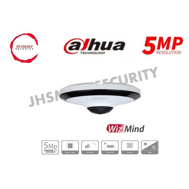 DAHUA IPC-EW5541-AS 5MP WizMind IR Fisheye Network CAMERA | Shopee Malaysia