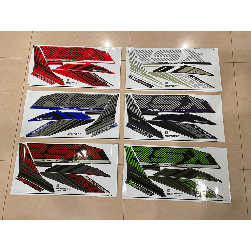 Honda rsx150 Rsx 150 body sticker (27) Batman | Shopee Malaysia