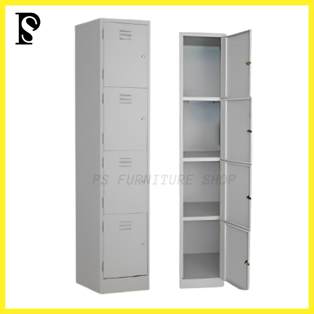 PS SHOP - Almari/Kabinet Besi/Metal/Steel Locker 4 compartment - WE ...