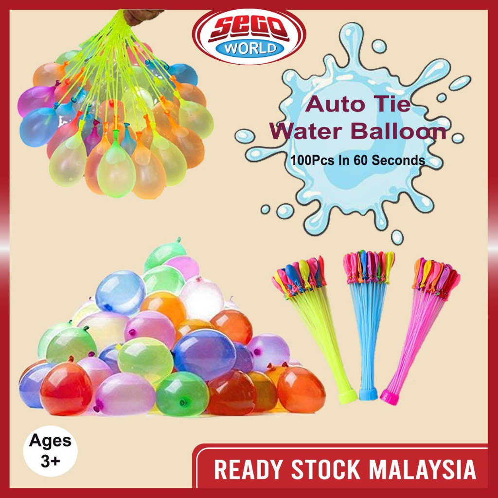 100Pcs Magic Water Balloons Swimming Pool Toys & Kids Sport Toys Kids ...