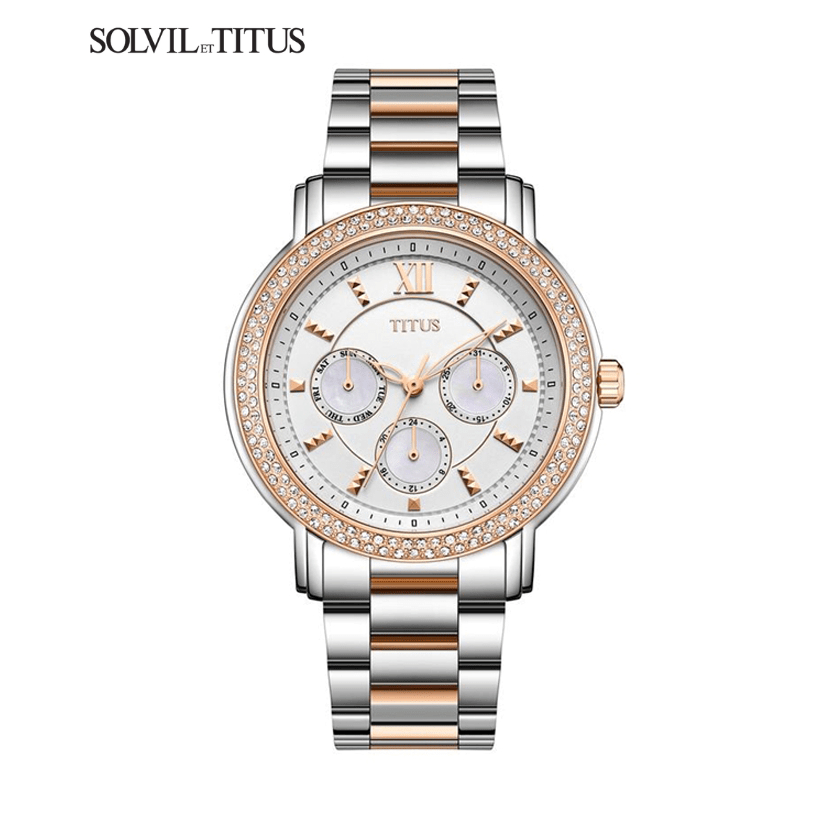Solvil et Titus W06-03251-001 Women's Quartz Analogue Watch in White ...