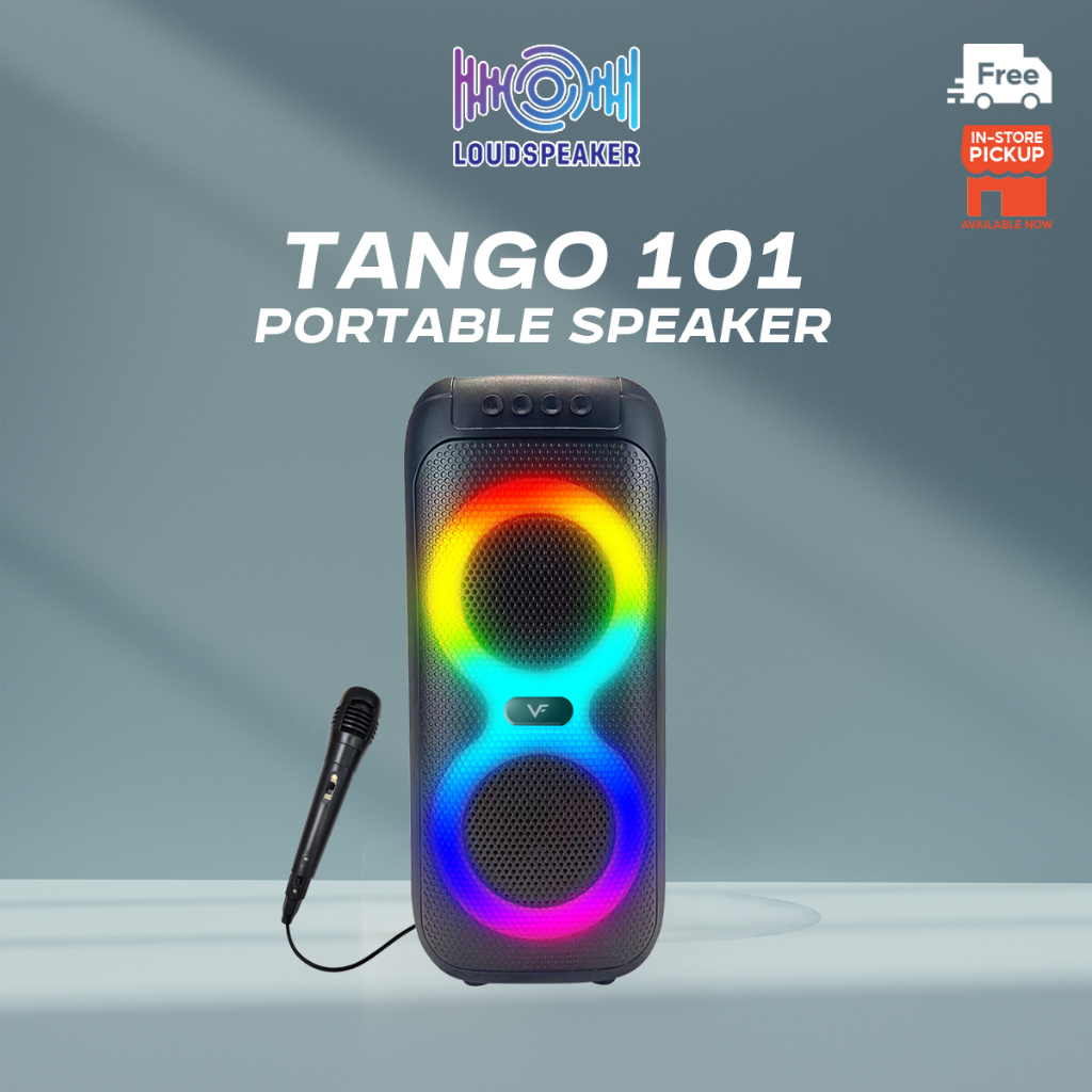 VF Tango 101 TWS Wireless Portable Bluetooth Speaker Wireless Mic ...