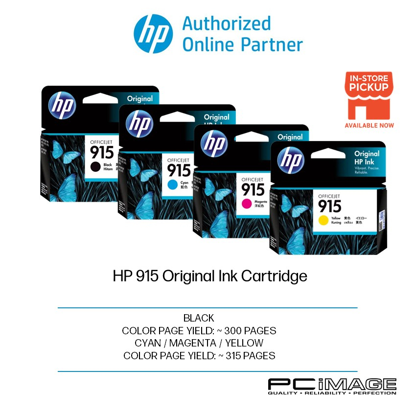 HP 955 Original Ink Cartridge - Black/Cyan/Magenta/Yellow | Shopee Malaysia