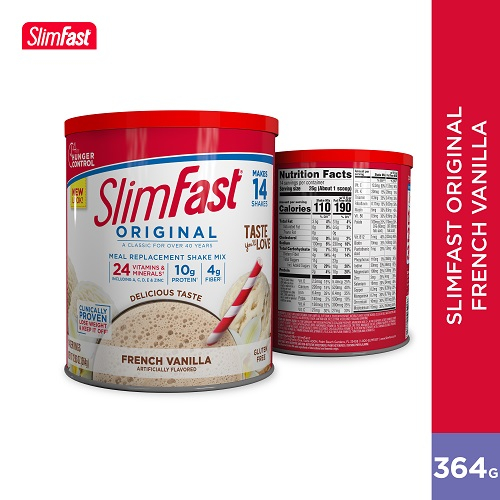 SlimFast Original French Vanilla (364g) | Shopee Malaysia