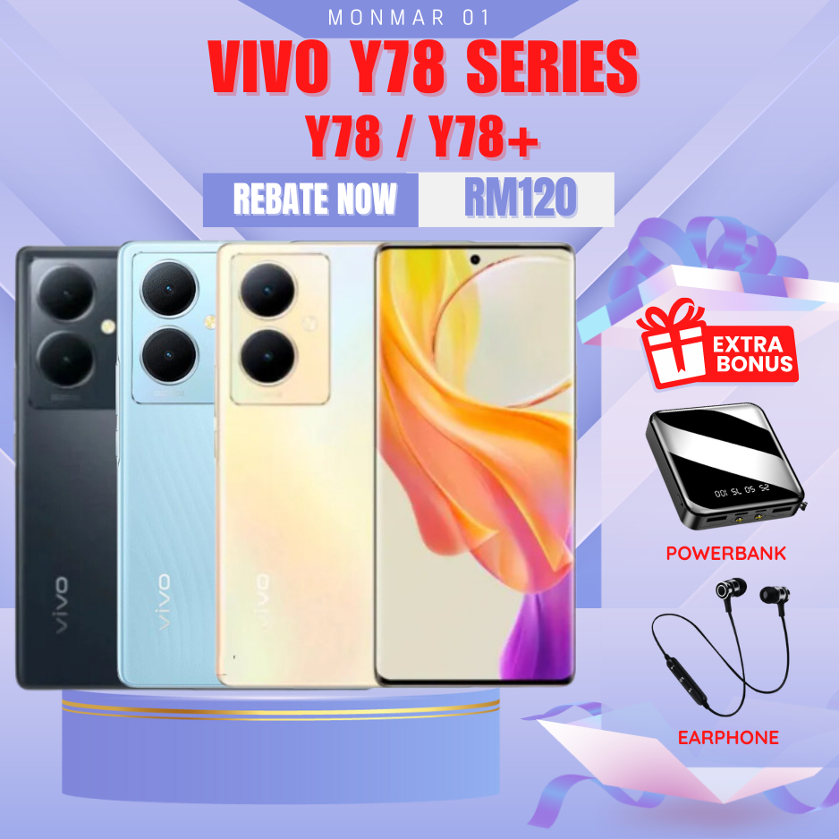 VIVO Y78 / Y78 Plus / 6.78" 120Hz AMOLED display / Snapdragon 695 ...