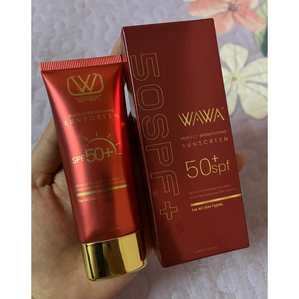 Wawa Perfect Brightening Sun Screen SPF50+ [ 30ML ] | Shopee Malaysia