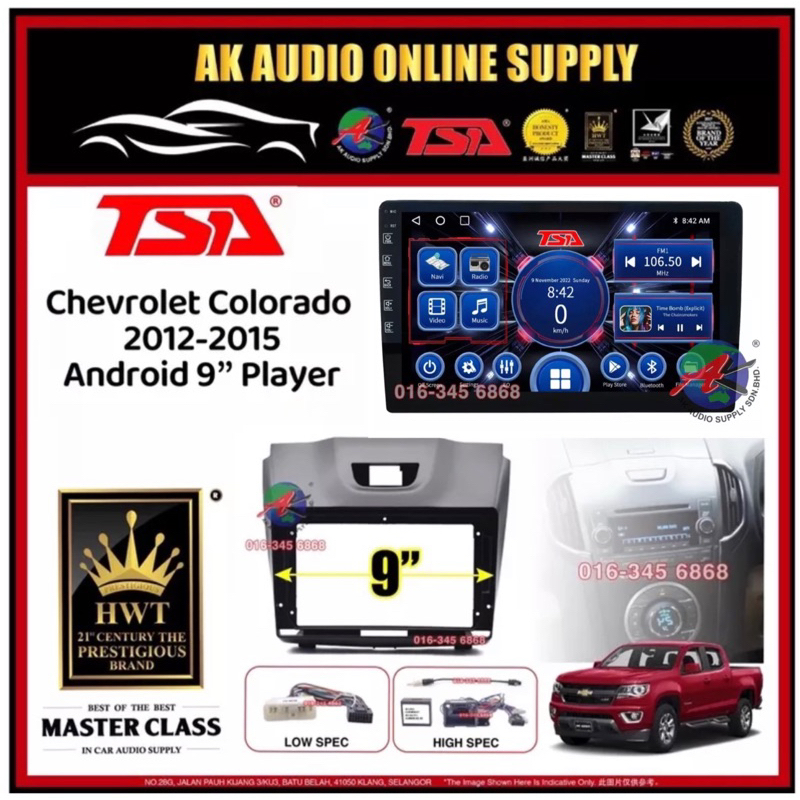 [ MTK 2+32GB ] TSA Chevrolet Colorado 2012 -2015 ( Low & High Spec ...