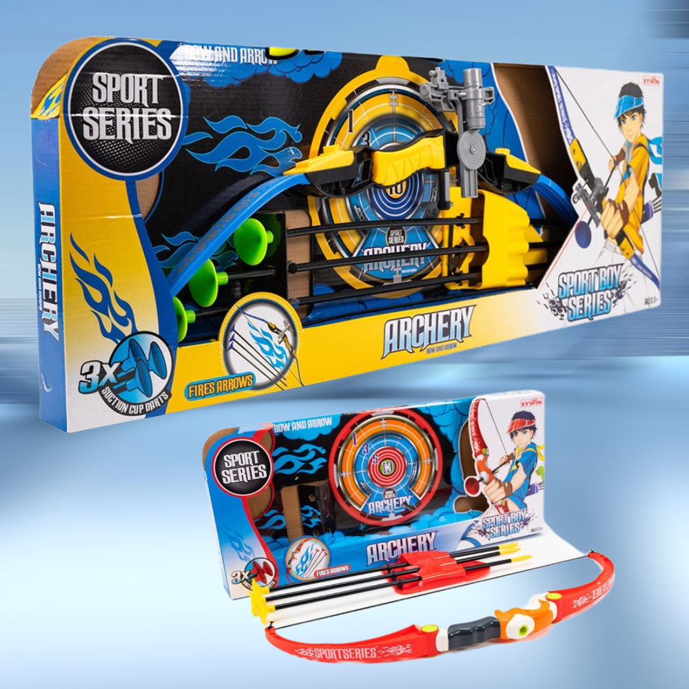 Kids Archery Set Bow Infrared Arrow Target Stand Sport Set Toy Kids Toy ...
