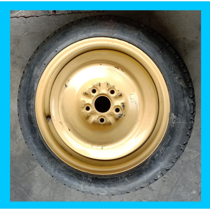 ‼️Never Use‼️ Spare Tyre Vellfire Alphard Estima 17 inc Tayar Ganti ...
