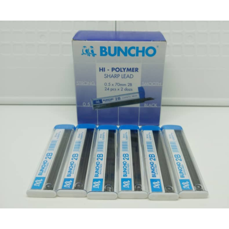 [NEWSTORE]Buncho Hi-Polymer Sharp Lead - Pencil Lead 0.5mm / 0.7mm 笔心0 ...