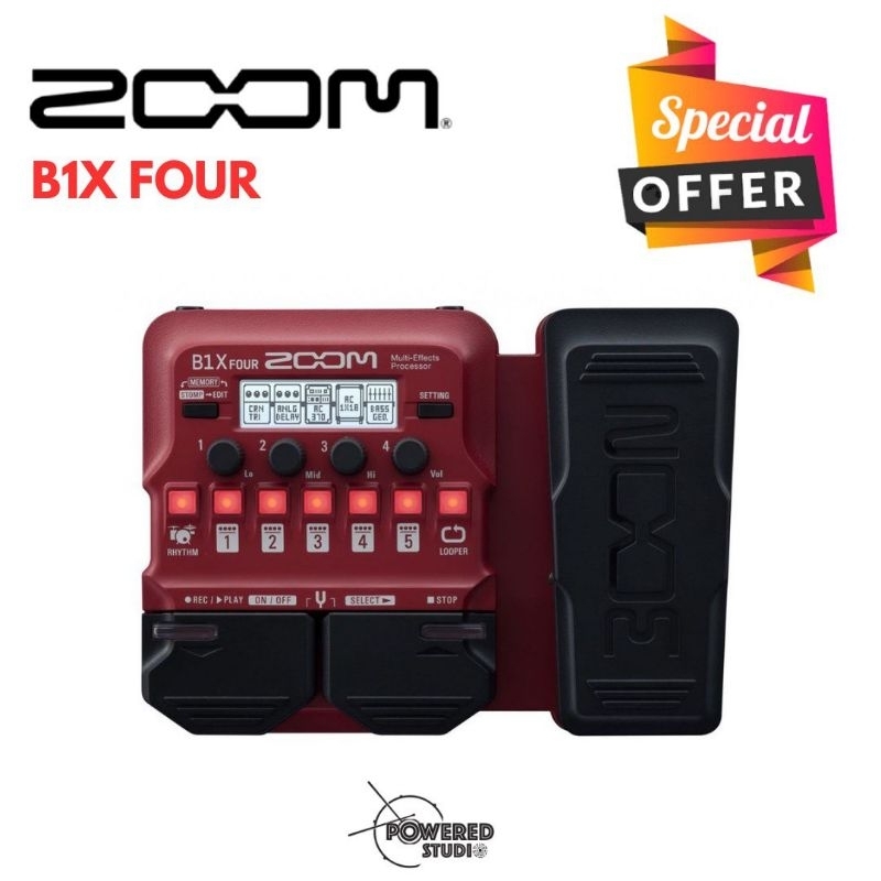 Zoom B1X Four- Bass multi effects | Shopee Malaysia