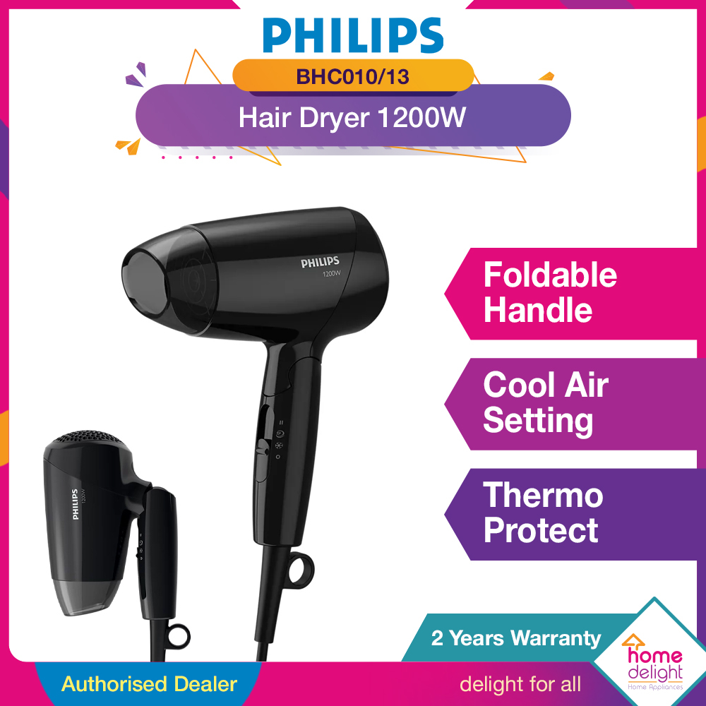 Philips BHC010 /13 Hair Dryer (1200W) | Shopee Malaysia
