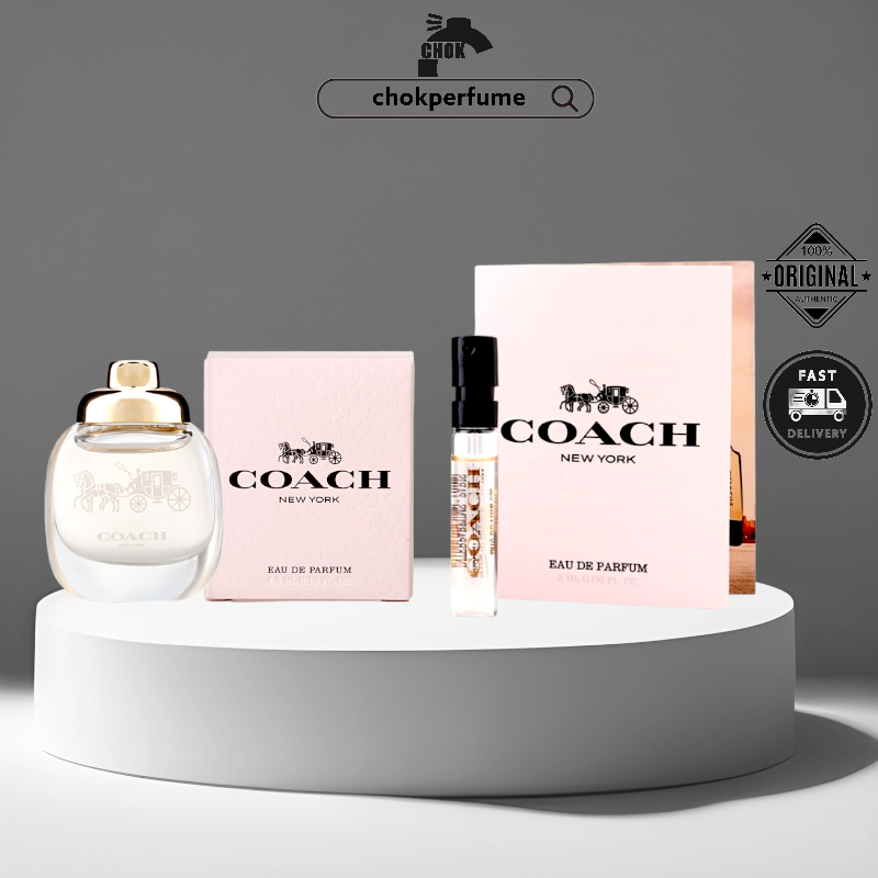 Coach EDP Perfume Sample Vial 2ml /Perfume Miniature 4.5ml (W) | Shopee ...