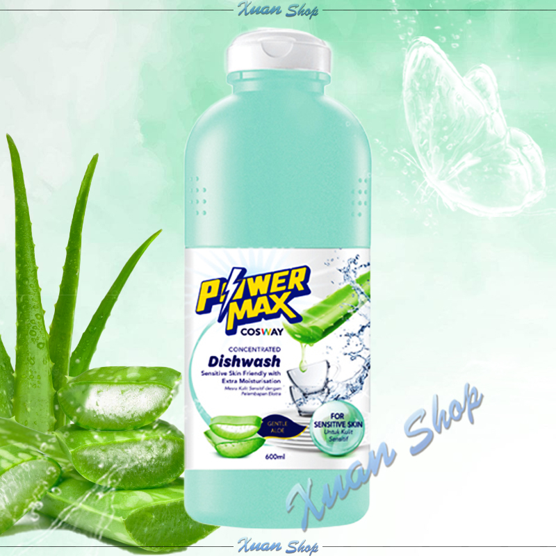 Cosway PowerMax Concentrated Dishwash – Sensitive Skin (600ml) | Shopee ...