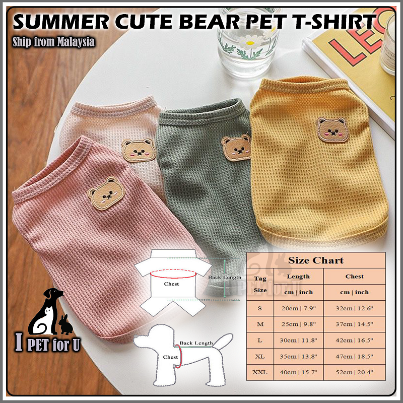 Pet Clothes Pet Shirt Cat Dog Singlet Baju Raya Kucing 宠物狗狗猫咪衣服T恤透气上衣 ...