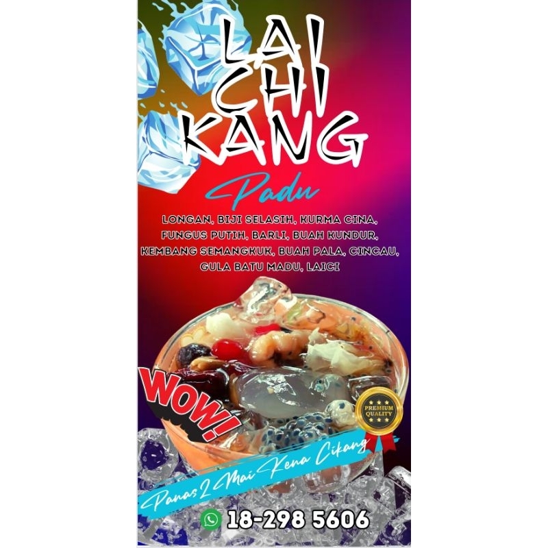 banner bunting cendol ais kacang ABC air kelapa muda Lai chi kang rojak ...