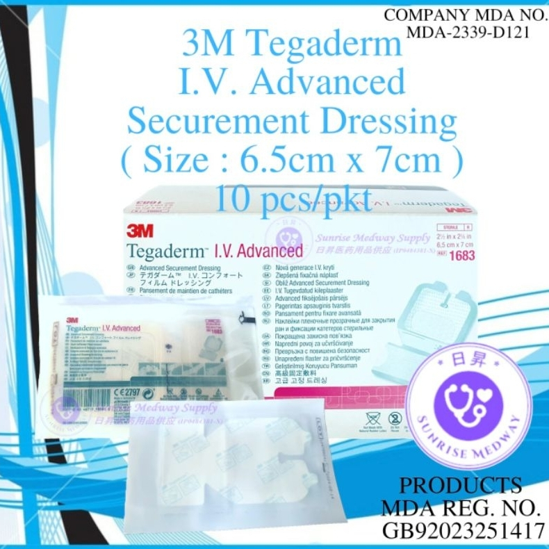 🔥CLEARENCE STOCK🔥3M Tegaderm I.V. Advanced Securement Dressing, 10 pcs ...