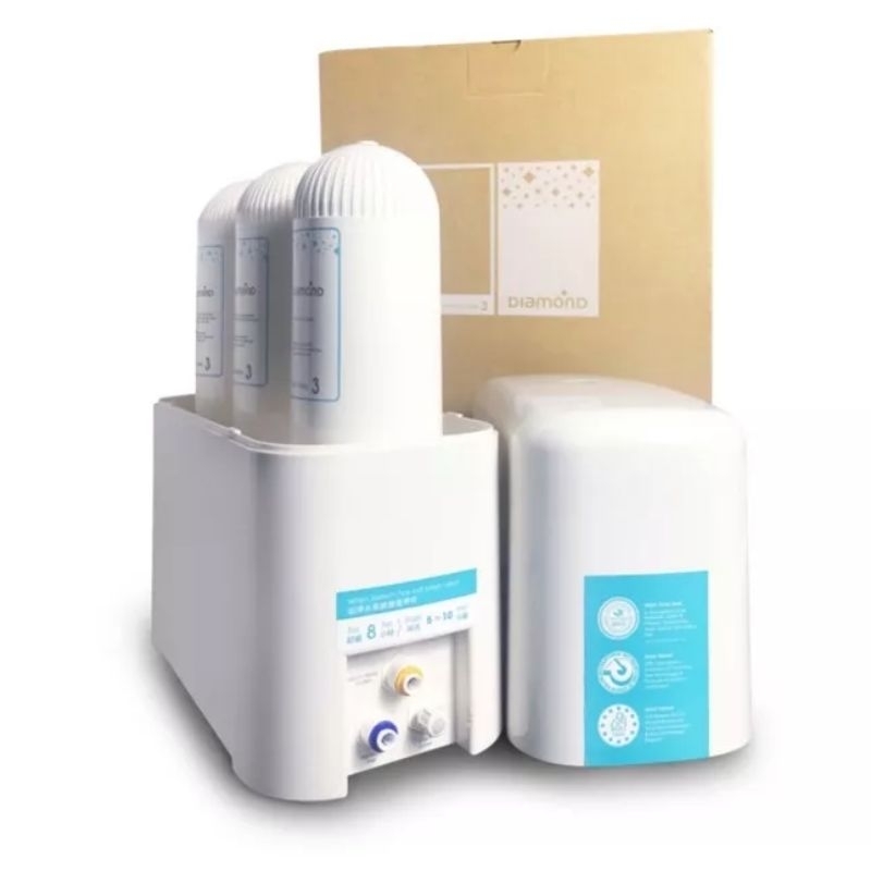 Diamond Water Purifiers - Premium Series (3 Stages Filtration) | Shopee ...