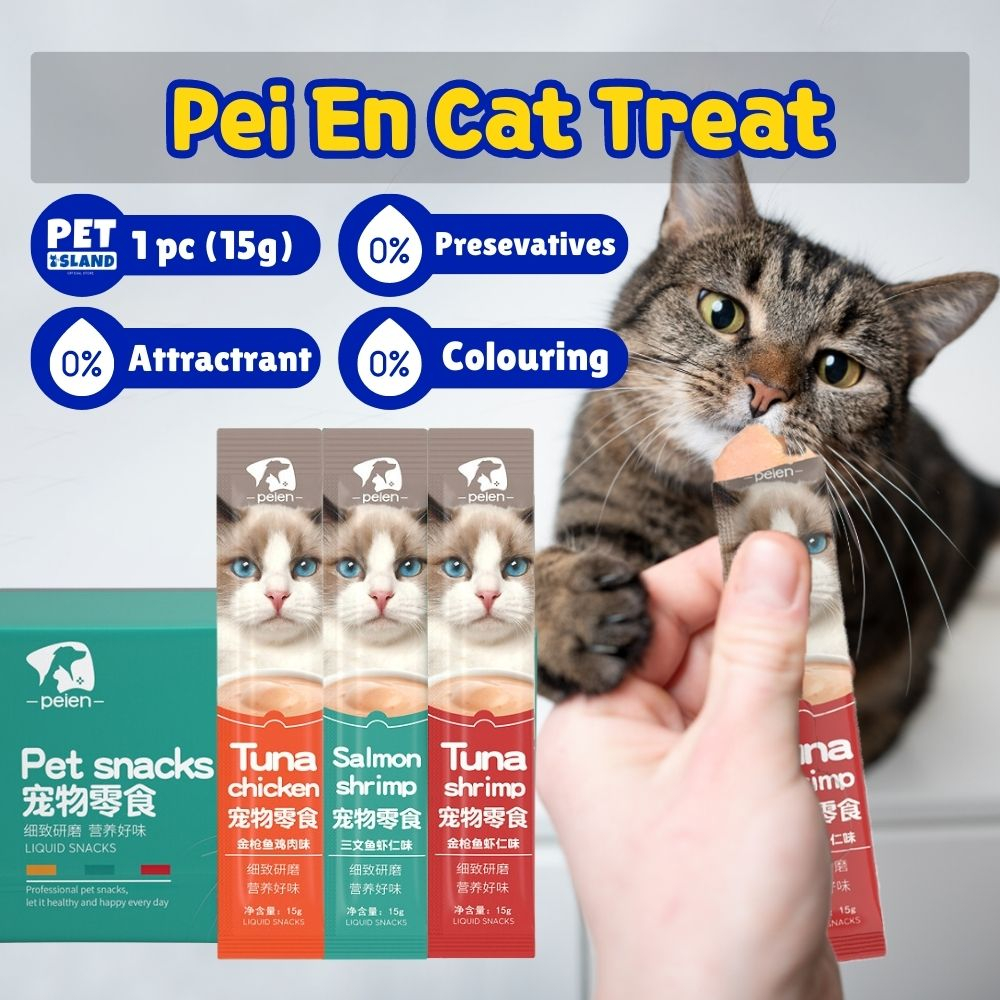 PEIEN Jajan Kucing Snek Makanan Ringan Kucing Snack Cat High Vitamin ...