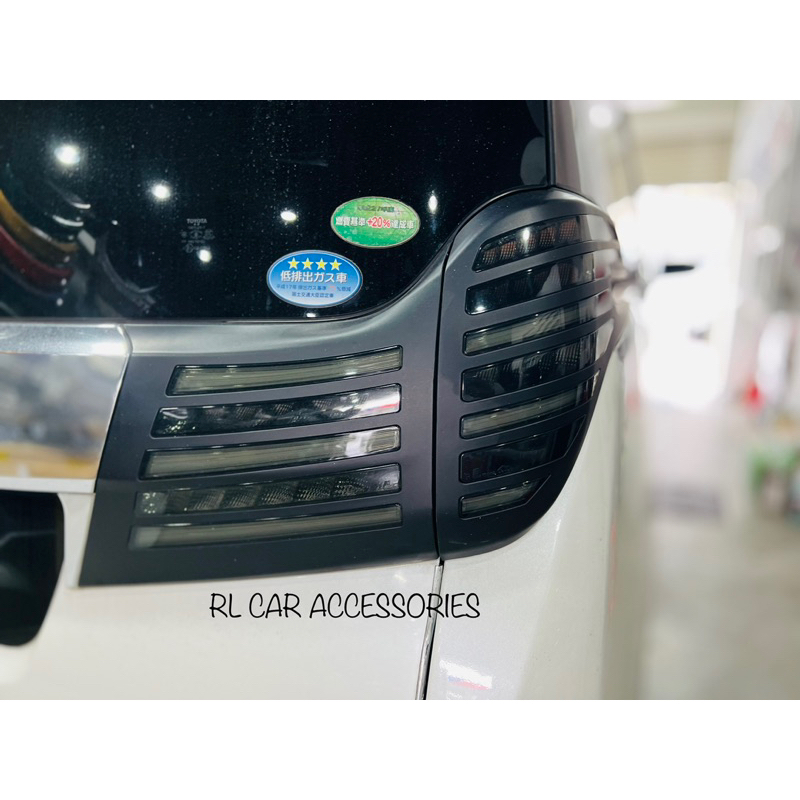 Toyota Alphard AGH30 2015 2016 2017 2018 METEO Matt Black rear led tail ...