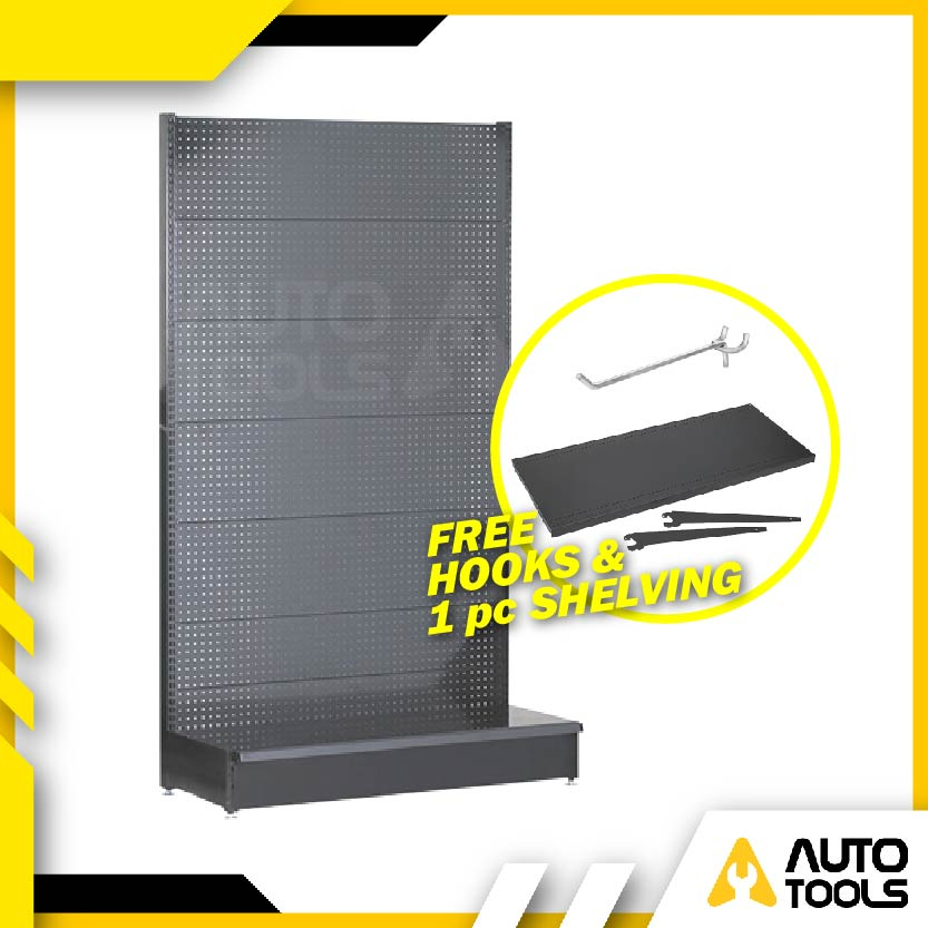 Modern & Affordable Gondola Shelving Rack / Perforated Rack / Display ...