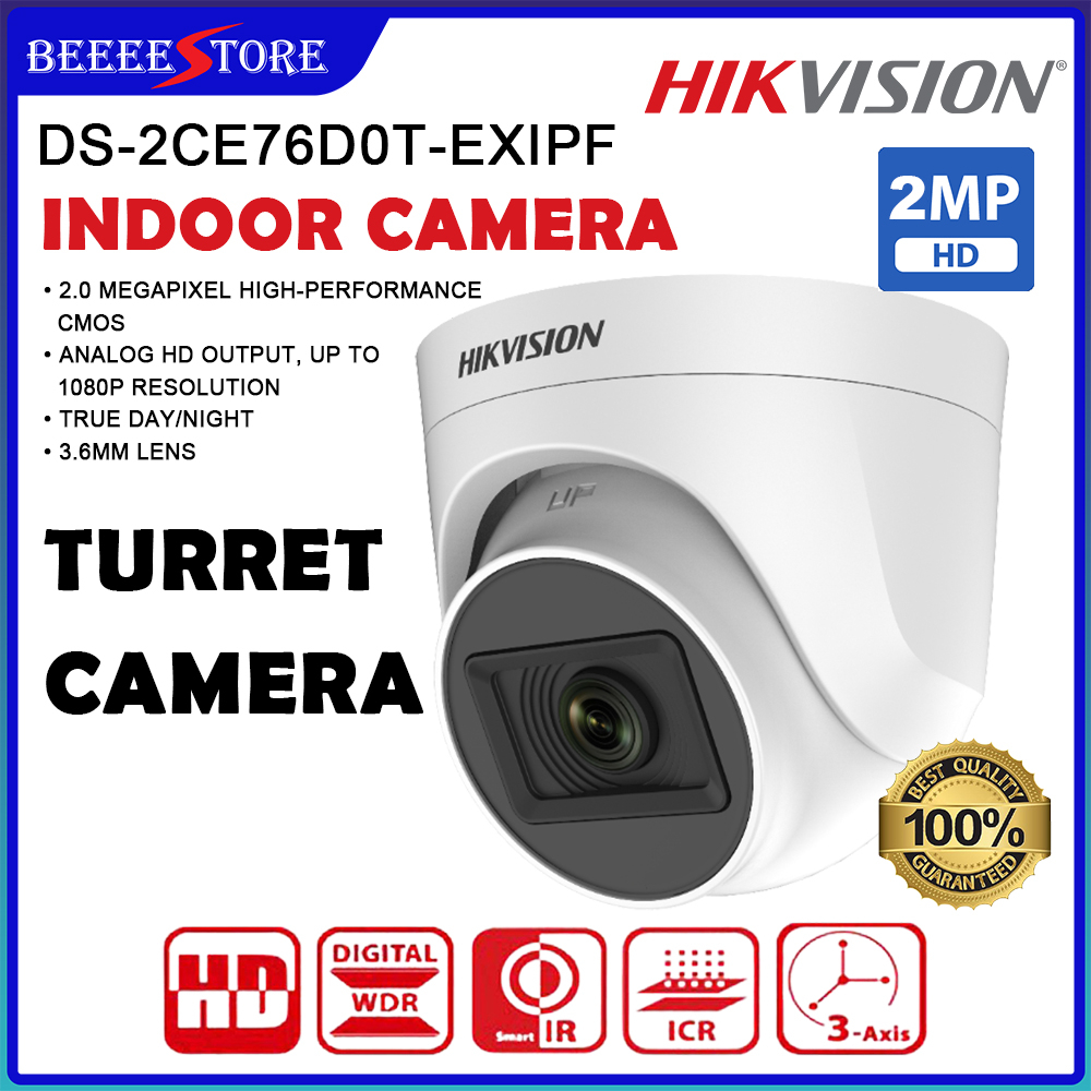 HIKVISION DS-2CE56D0T-IPF/ DS-2CE76D0T-EXIPF 2MP 4IN1 DOME CAMERA (3 ...