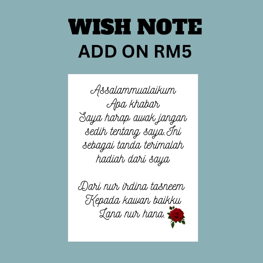 Wish Card | Gift Card | Stickers Wish Note A6 | Shopee Malaysia