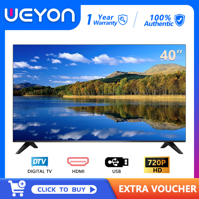 WEYON TV 40 inch Full HD LED TV (DVBT-2) Built in MYTV | Shopee Malaysia