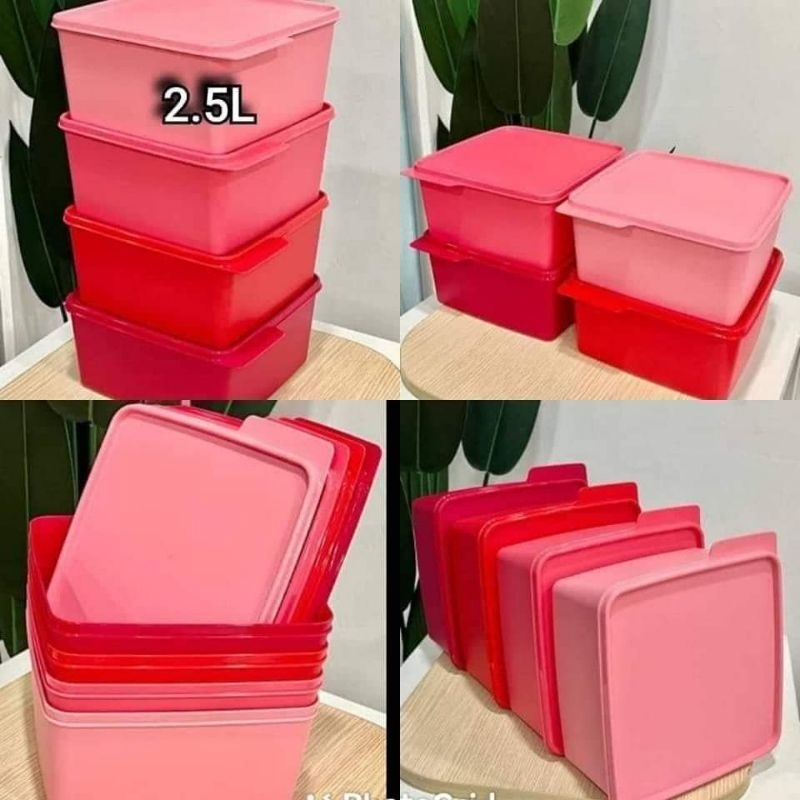 Tupperware: Snack N Stack (1) /(2)/(4) pcs 2.5L | Shopee Malaysia