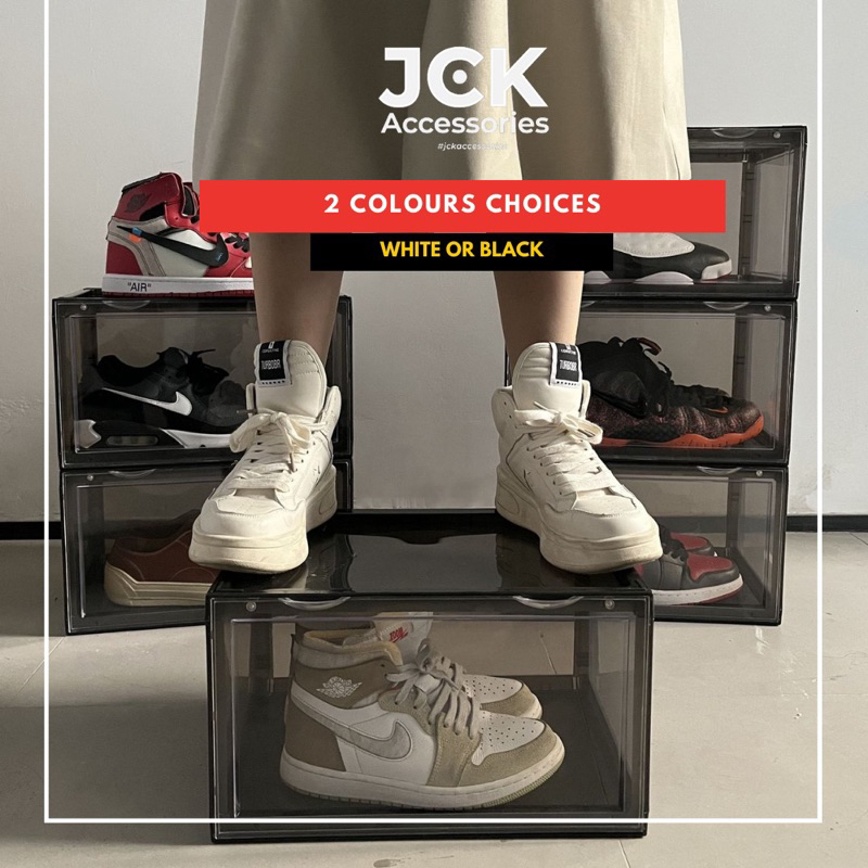 🔥Solid Shoes Box🔥Pemium Display Shoes Case🔥High Quality Shoes Storage ...