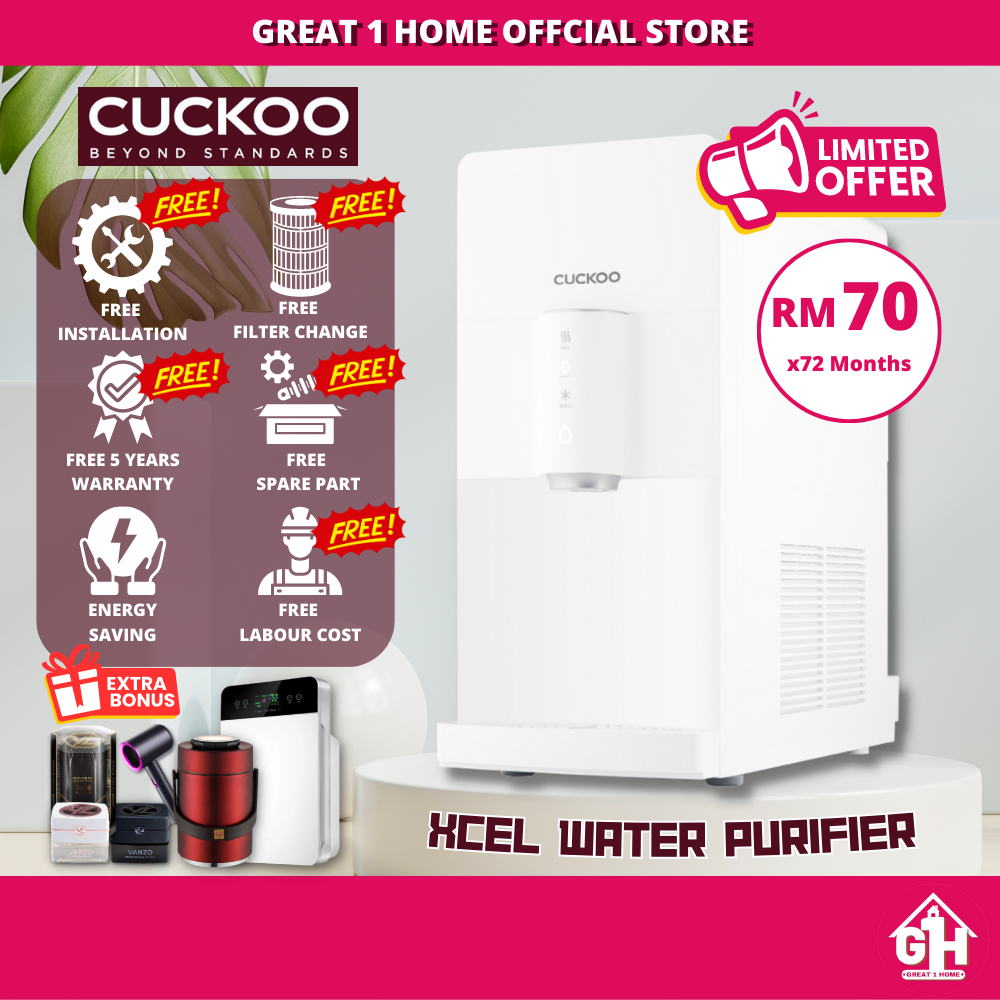 [ Free 5 Years Services ] CUCKOO XCEL Water Purifier [ Penapis Air ...