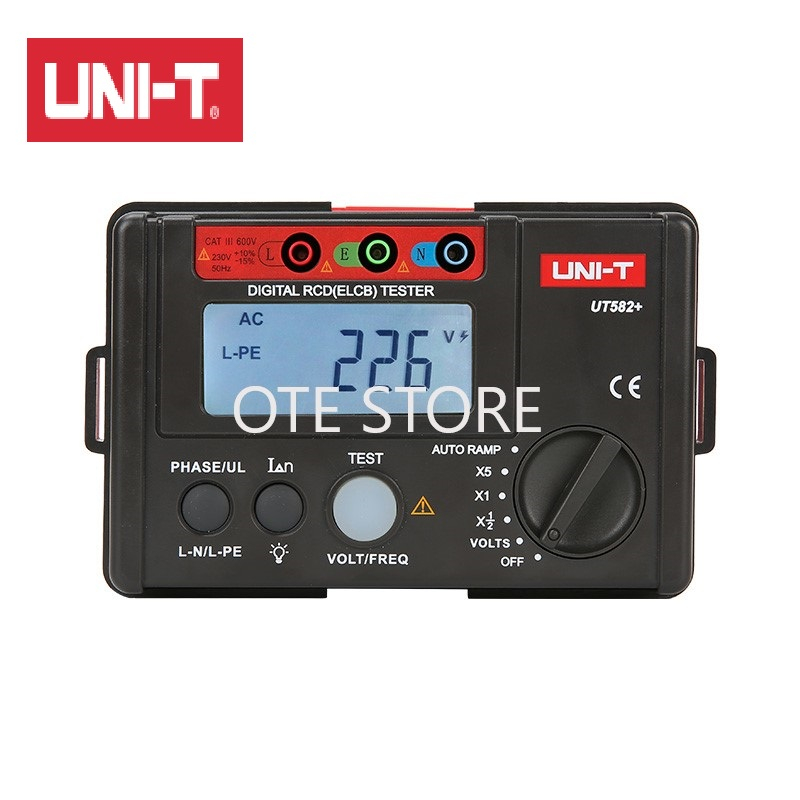 UNI-T UT582+ DIGITAL RCCB TESTER | Shopee Malaysia