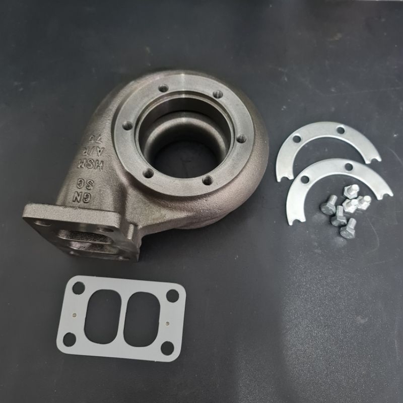 GARRETT AR70 T3 Twin Scroll TURBINE HOUSING aka TURBO EXHAUST HOUSING ...