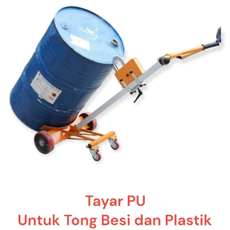 Oil Drum Plastic Barrel lifter Jack Forklift Iron Drum Drum Besi Tong ...