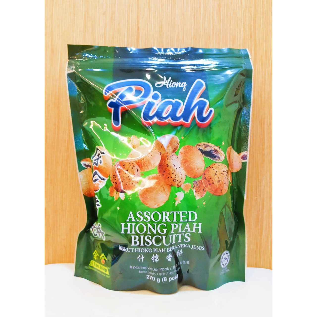 Yee Hup Assorted Hiong Piah Biscuits(Original/ Brown Sugar/ Black Sesame/ Durian)余合什锦香饼 | Shopee ...