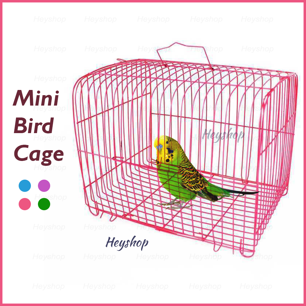 Mini Bird Cage - Small Animal Travel Carrier Outdoor Pet House Sangkar ...