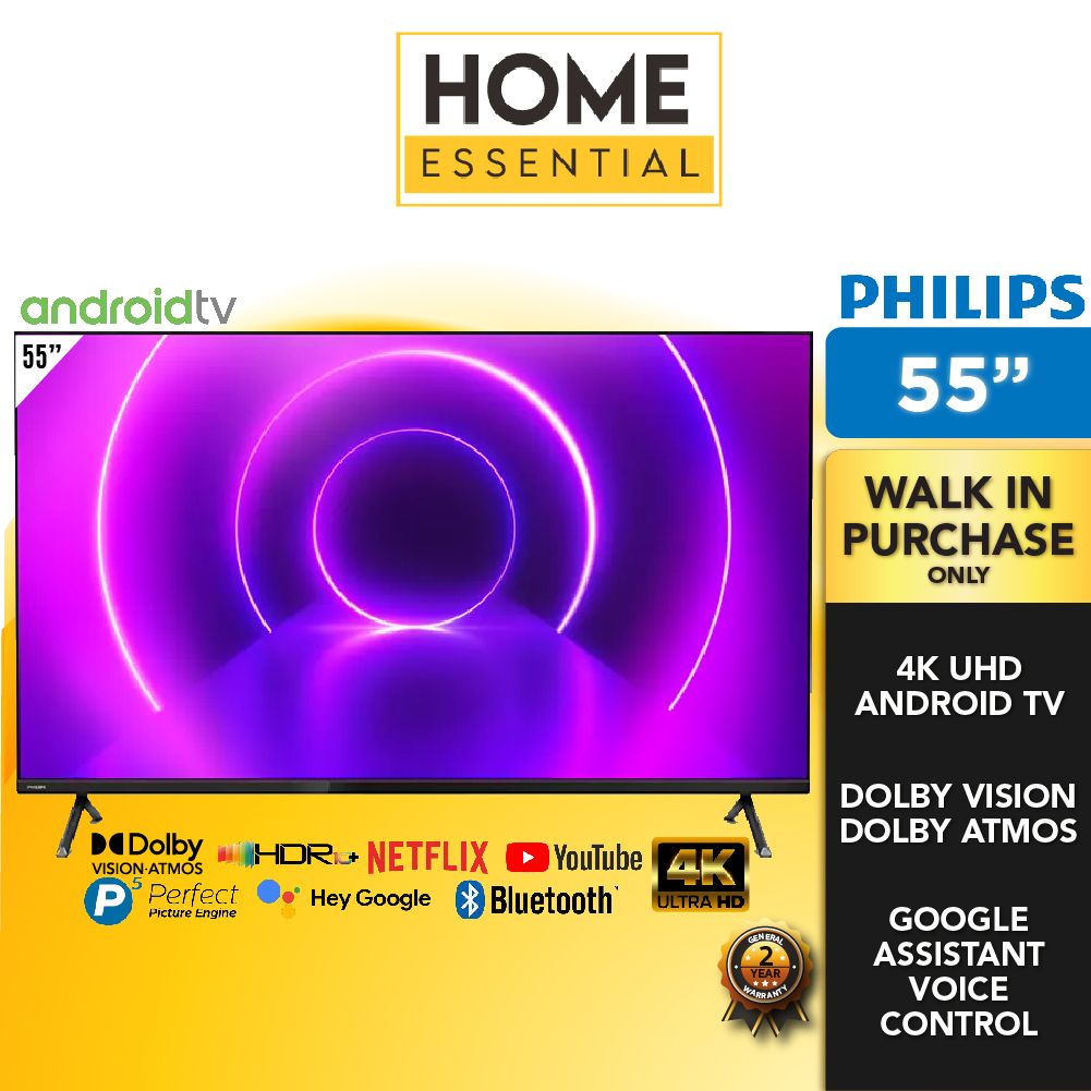 Philips 55 Inch 4K UHD Android TV 55PUT8215 | P5 Perfect Picture Engine ...