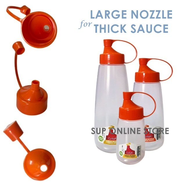 Thick Sauce Squeezer with Scale/ Big Mouth Sauce Bottle/ Sos Bottol ...